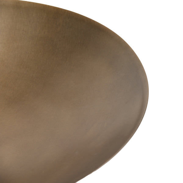 Cavo Arc Pedestal Metal Small Tray - Antique Brass | Interior Secrets