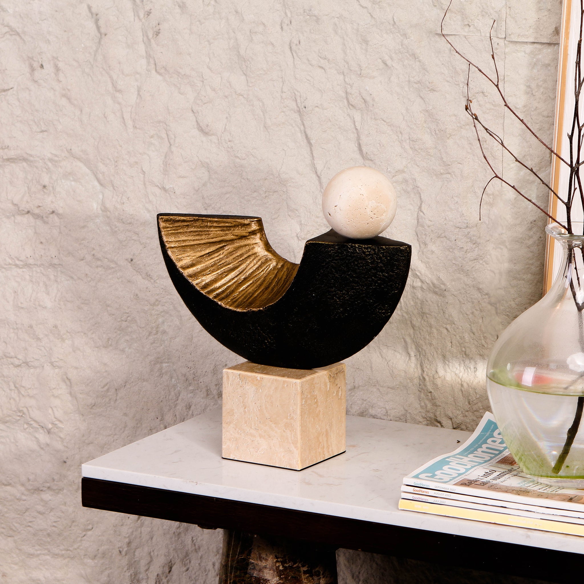 Bruni Balance Sculpture - Dark Bronze | Interior Secrets