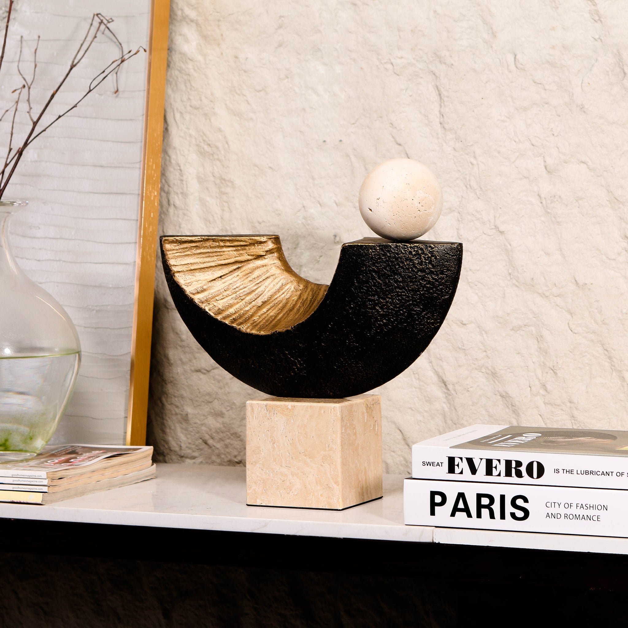 Bruni Balance Sculpture - Dark Bronze | Interior Secrets