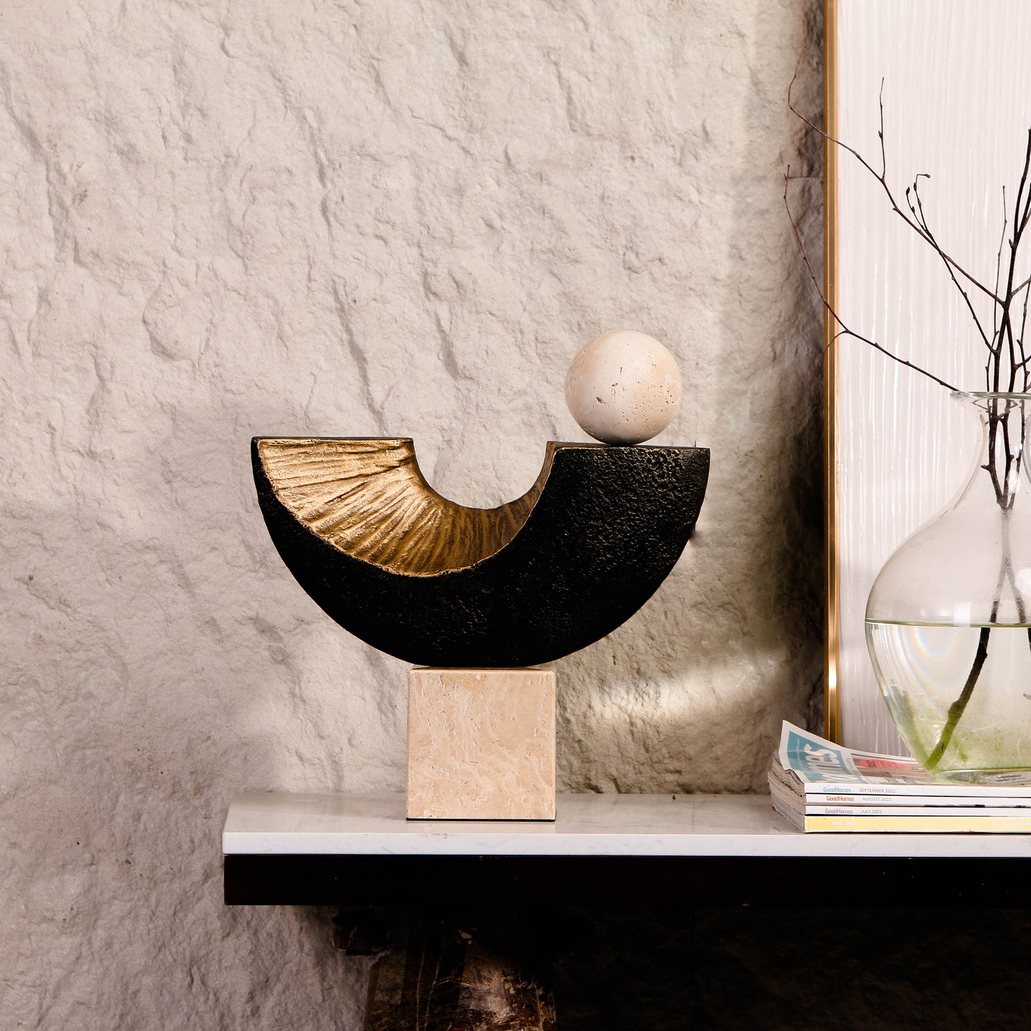 Bruni Balance Sculpture - Dark Bronze | Interior Secrets