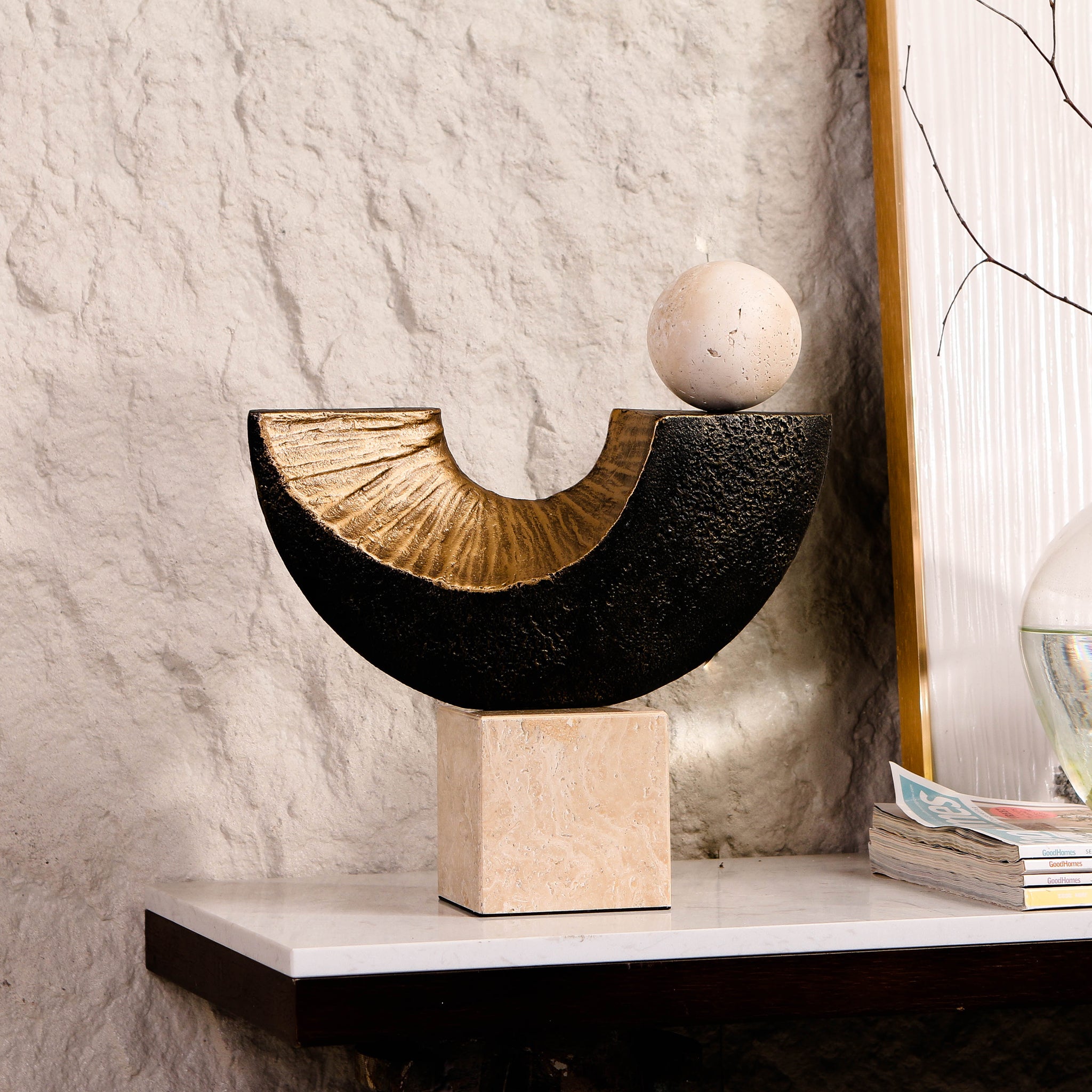 Bruni Balance Sculpture - Dark Bronze | Interior Secrets