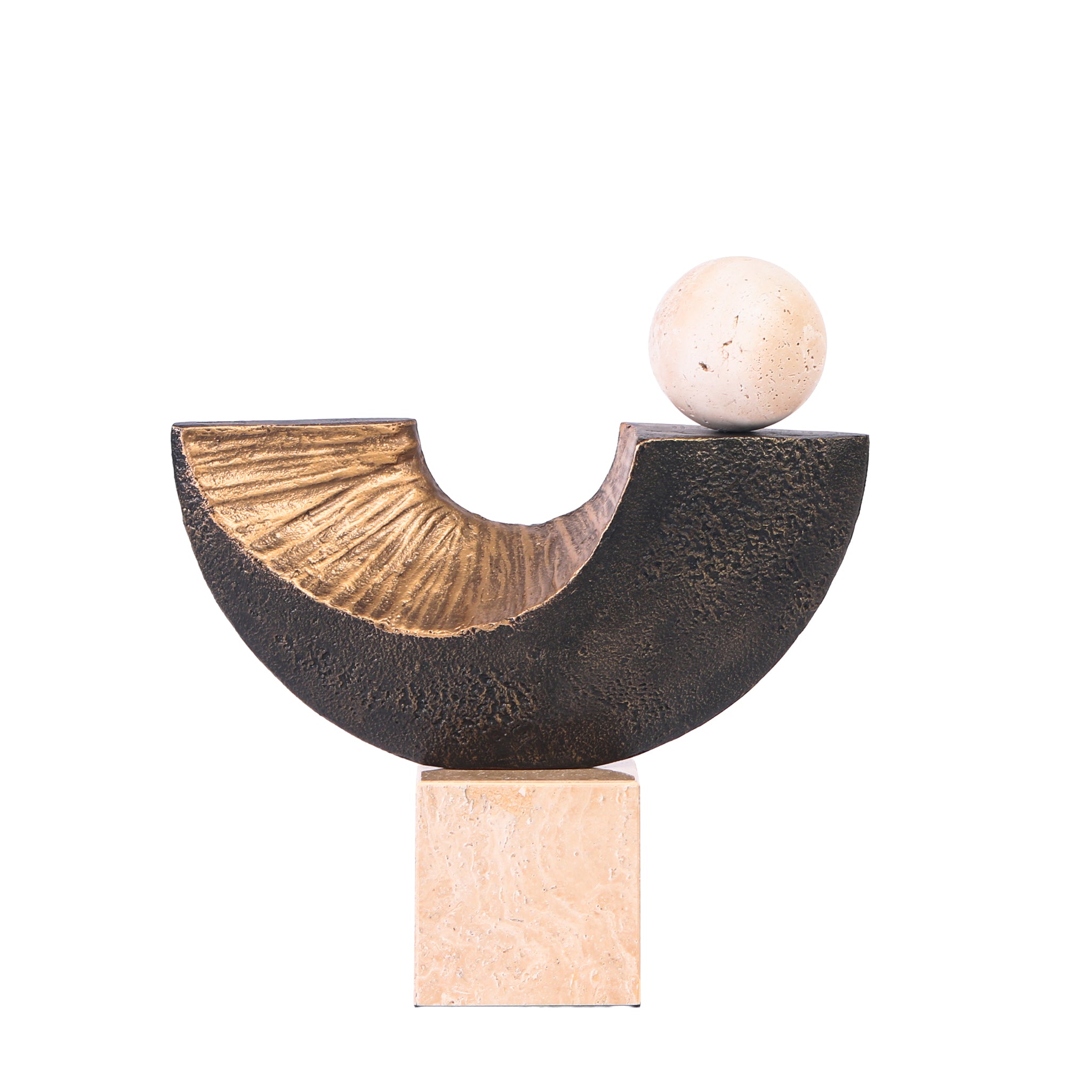 Bruni Balance Sculpture - Dark Bronze | Interior Secrets