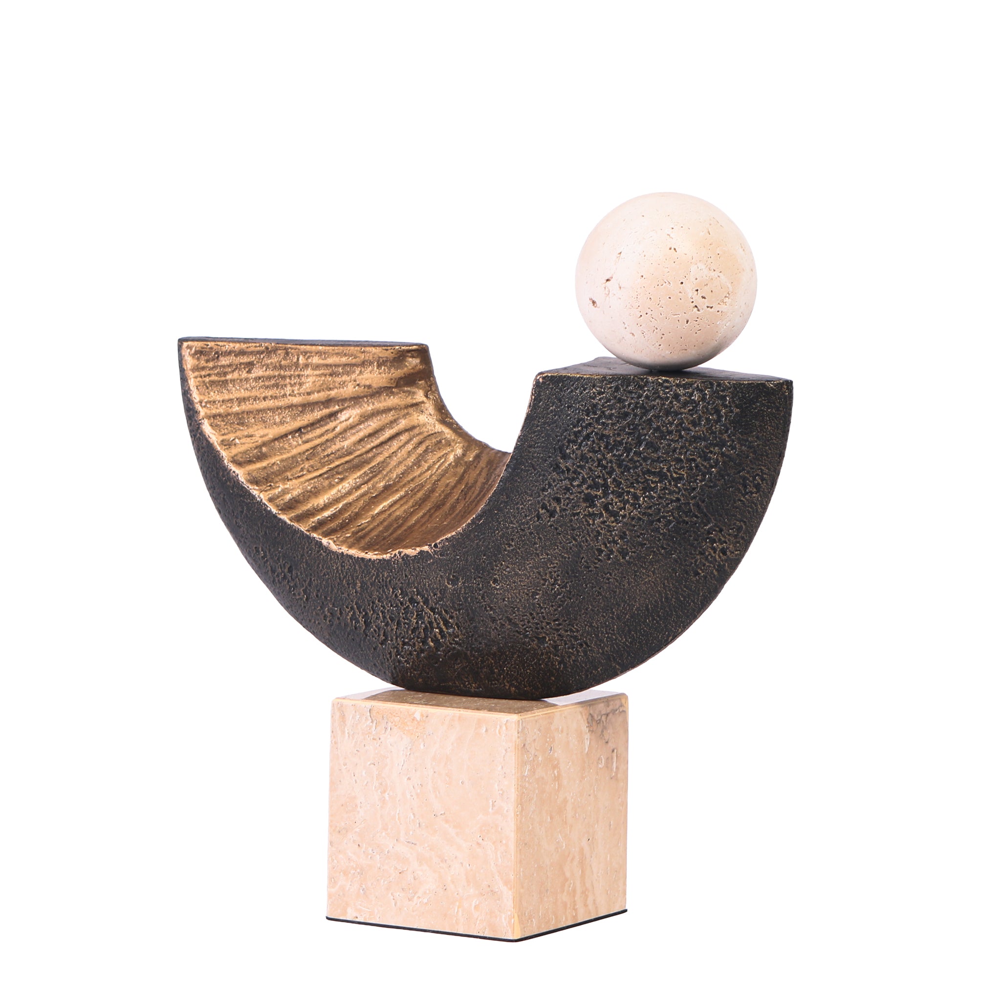 Bruni Balance Sculpture - Dark Bronze | Interior Secrets