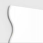 Artemis 165cm Wave Mirror - White | Interior Secrets