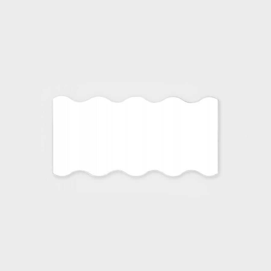 Artemis 165cm Wave Mirror - White | Interior Secrets
