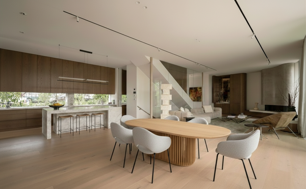 Arvena 2.8m Oval Dining Table - Natural | Interior Secrets
