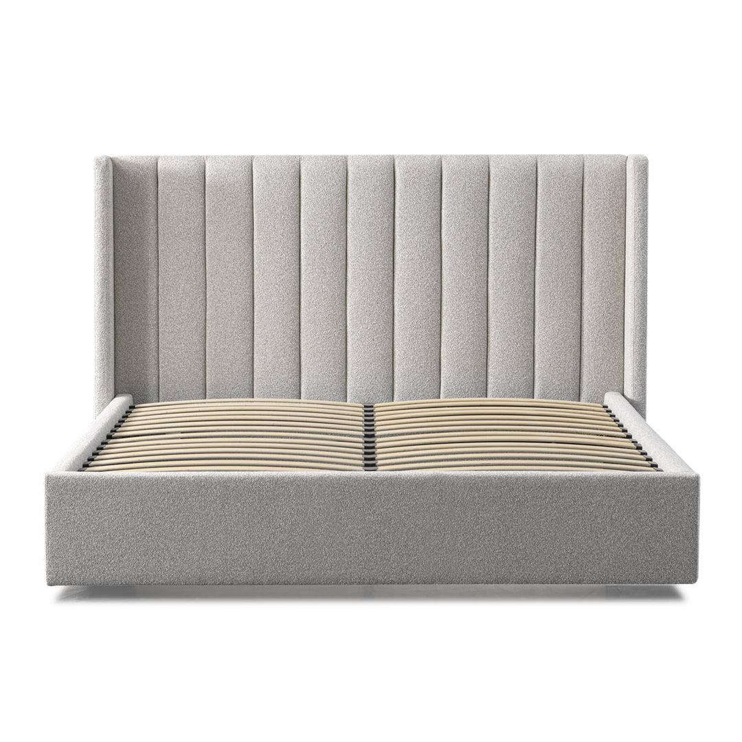 Hillsdale Wide Base King Bed Frame - Clay Grey | Interior Secrets