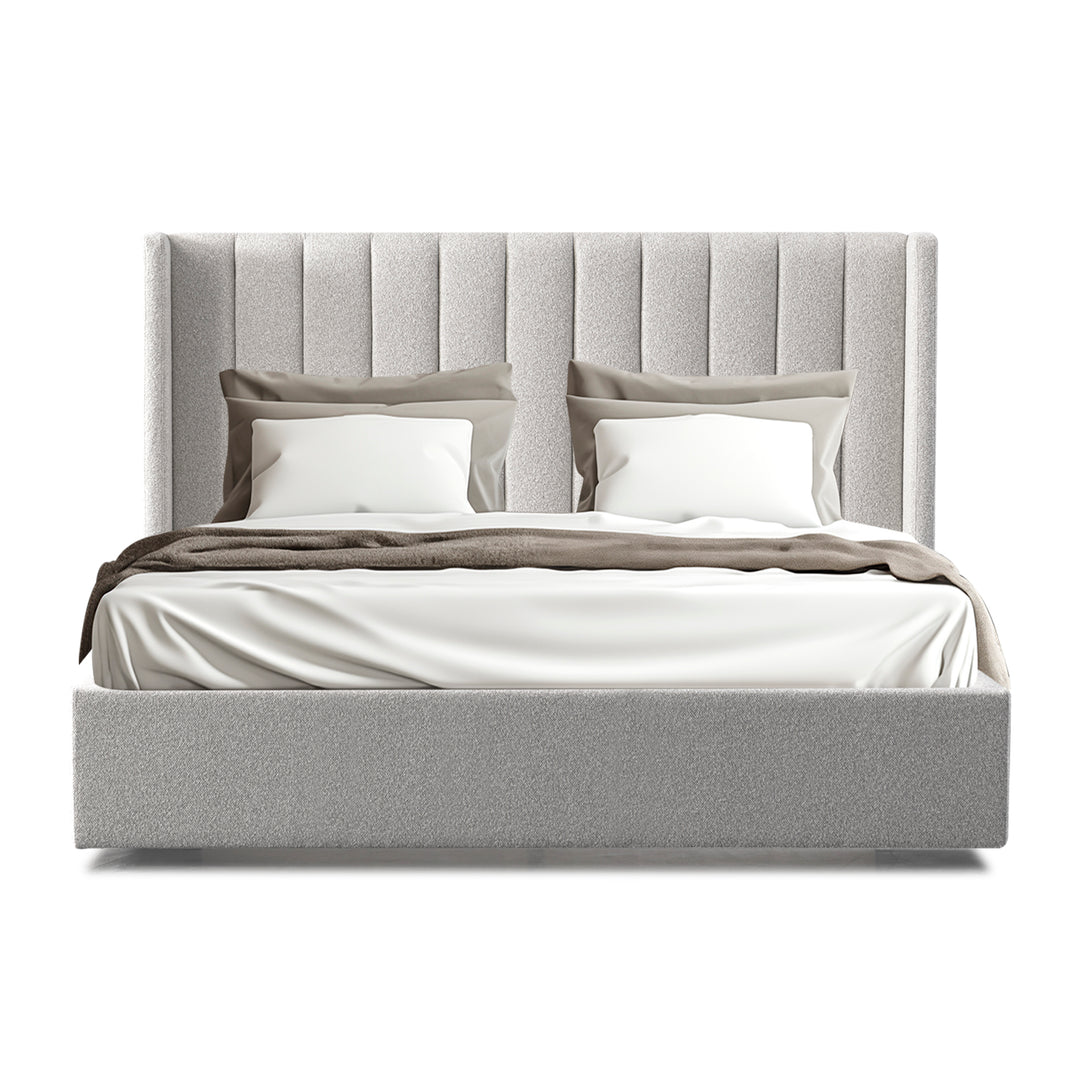 Hillsdale Wide Base King Bed Frame - Clay Grey | Interior Secrets