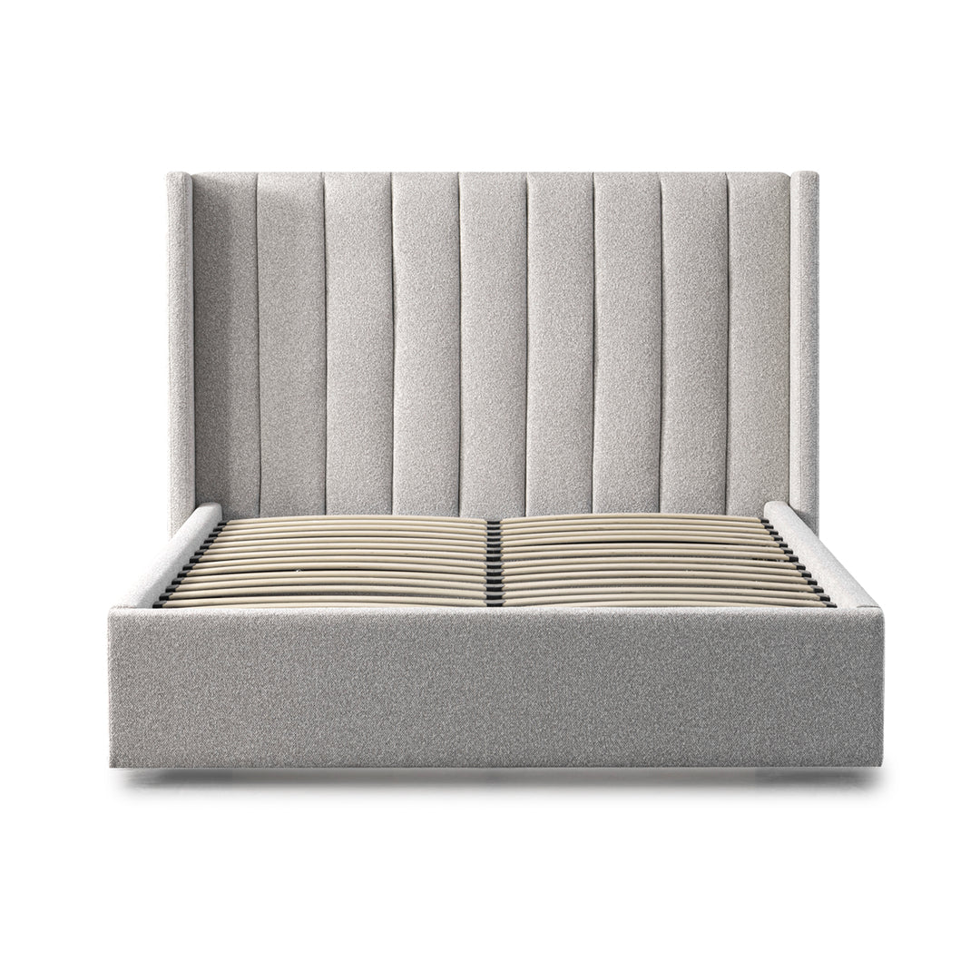Hillsdale Wide Base Queen Bed Frame - Clay Grey | Interior Secrets