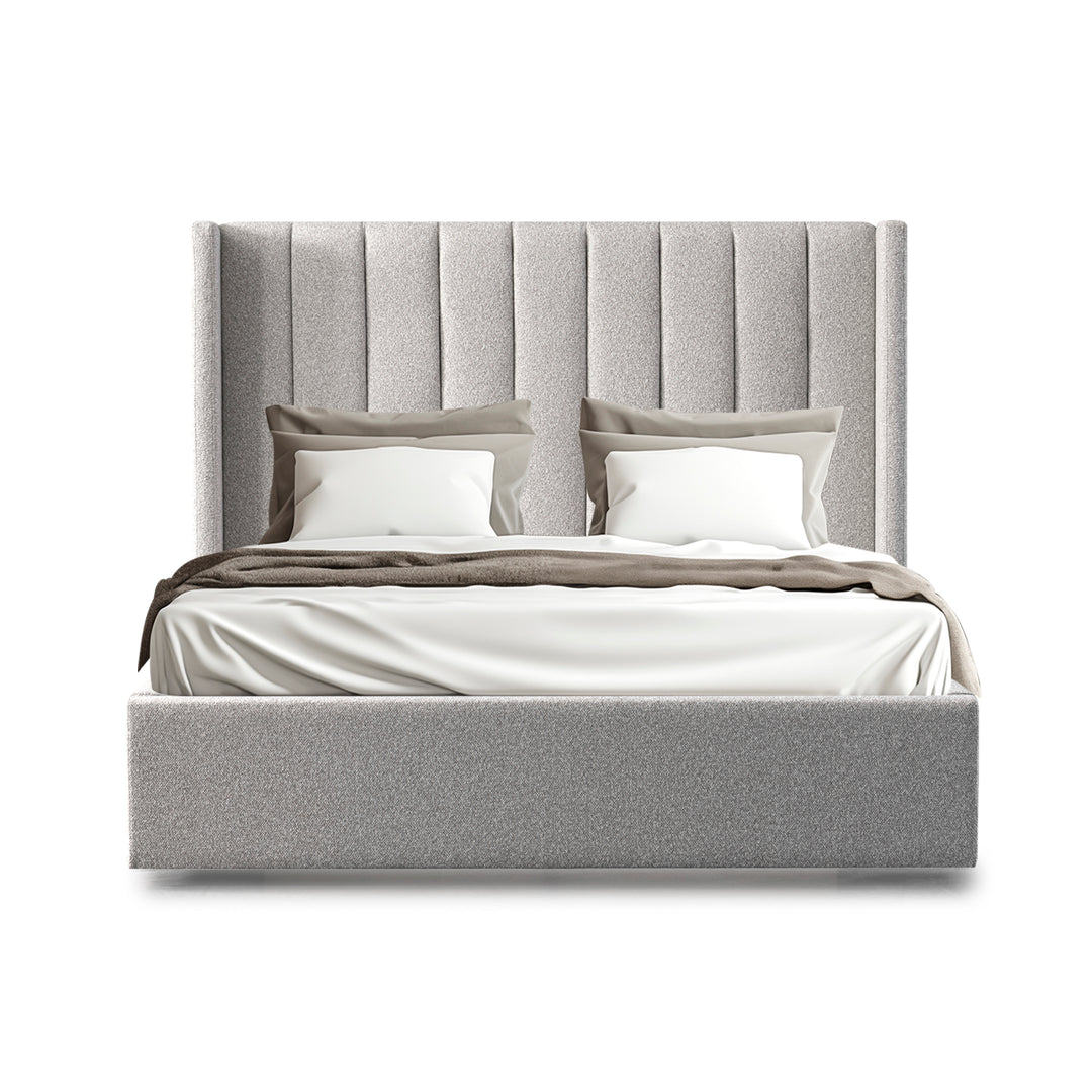 Hillsdale Wide Base Queen Bed Frame - Clay Grey | Interior Secrets