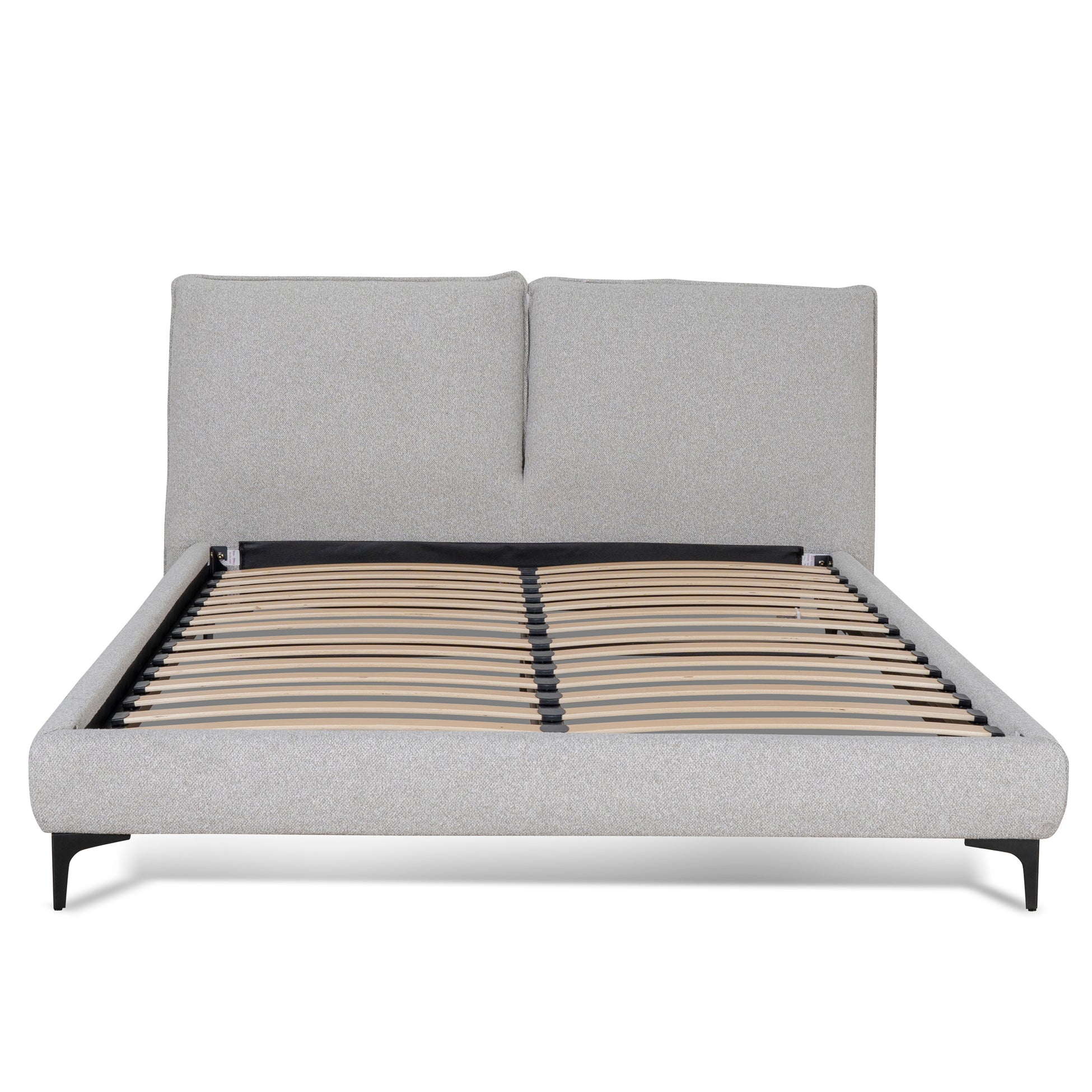 Celeste Fabric King Bed Frame - Clay Grey | Interior Secrets