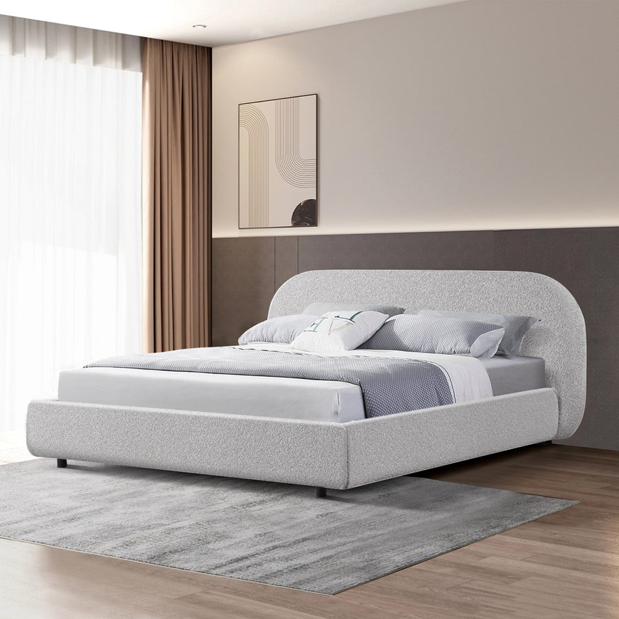 Cedar Queen Bed Frame - Clay Grey | Interior Secrets