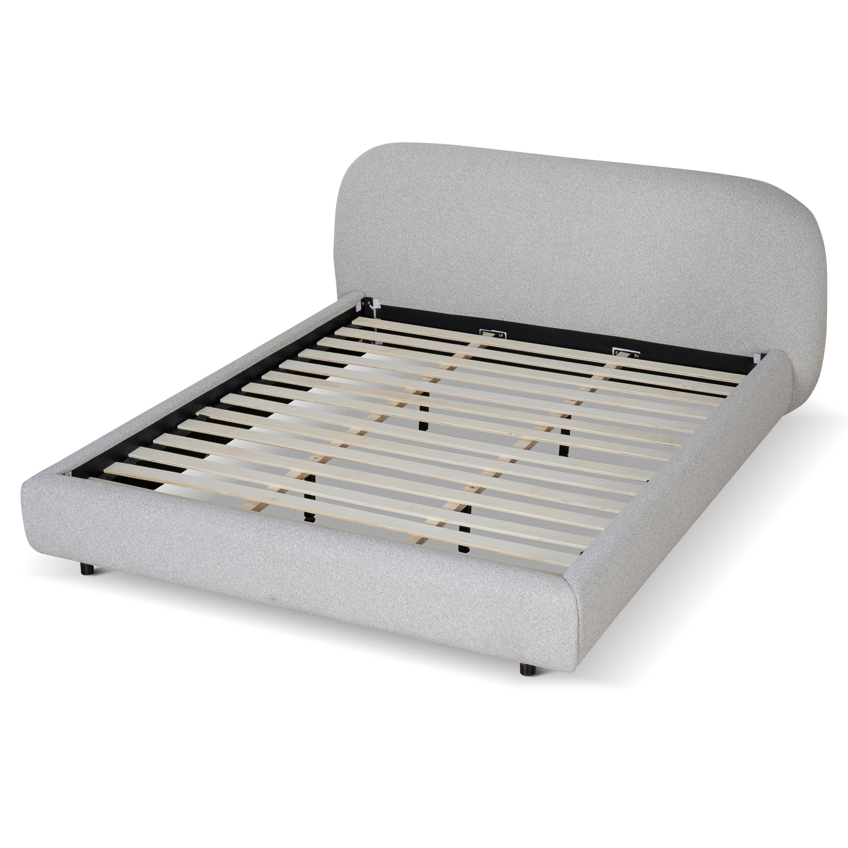 Cedar King Bed Frame - Clay Grey | Interior Secrets