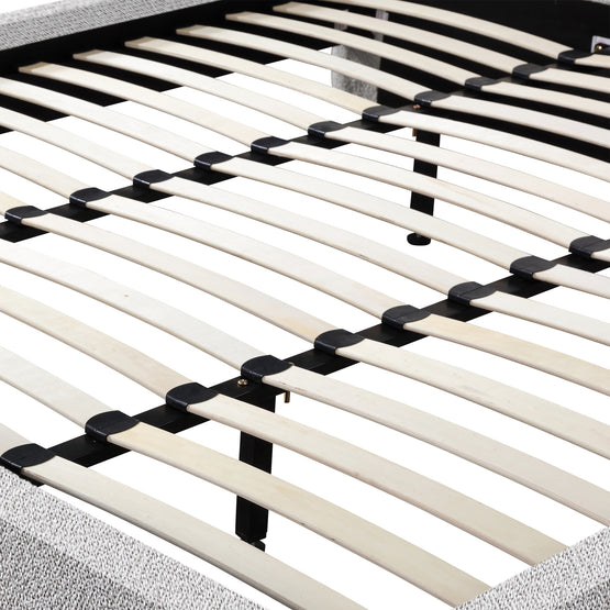 Meredith King Bed Frame - Clay Grey | Interior Secrets