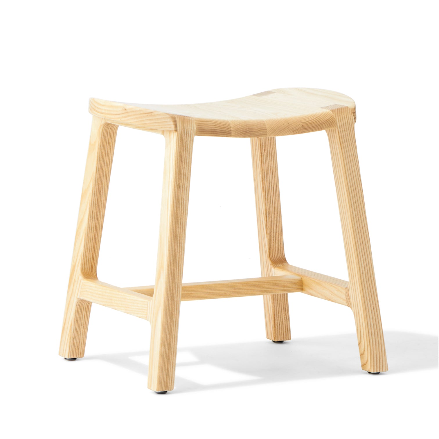 Judy Wooden Low Stool - Natural | Interior Secrets
