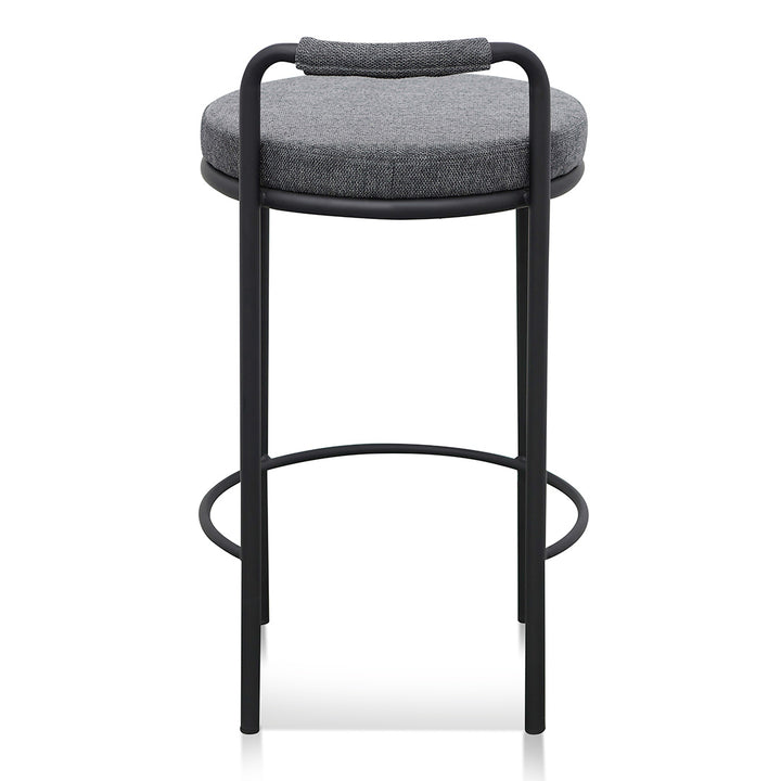 Set of 2 - Karimi 65cm Bar Stool - Charcoal Grey | Interior Secrets