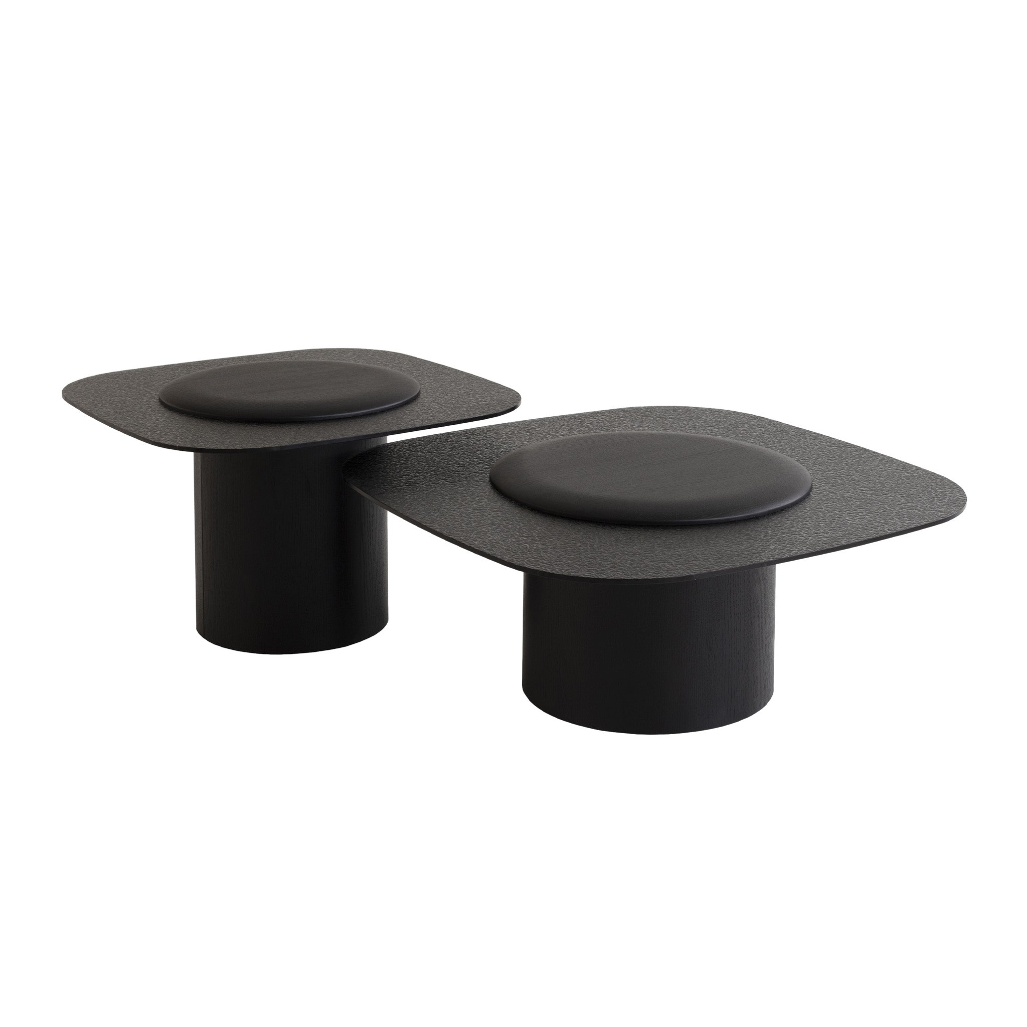 Travisse Nested Coffee Table - Black | Interior Secrets