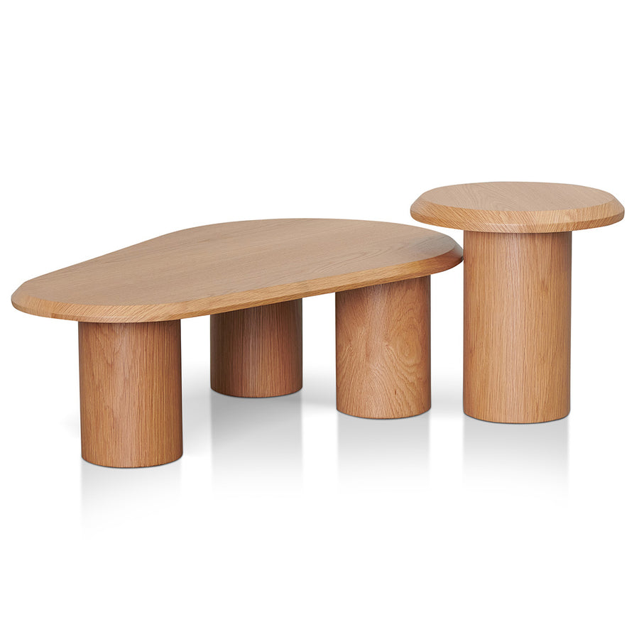 Chen Nested Table - Natural Oak | Interior Secrets