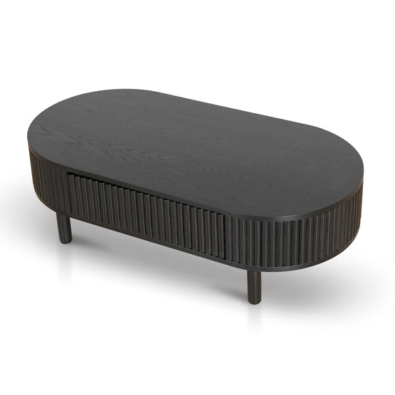 Melita 1.2m Coffee Table - Full Black | Interior Secrets