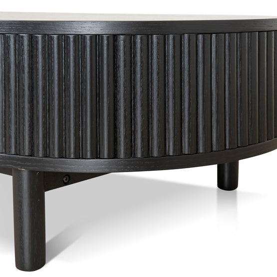 Melita 1.2m Coffee Table - Full Black | Interior Secrets