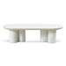 Holt 1.3m Coffee Table - Full White | Interior Secrets