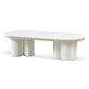 Holt 1.3m Coffee Table - Full White | Interior Secrets
