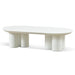 Holt 1.3m Coffee Table - Full White | Interior Secrets