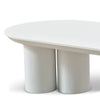 Holt 1.3m Coffee Table - Full White | Interior Secrets