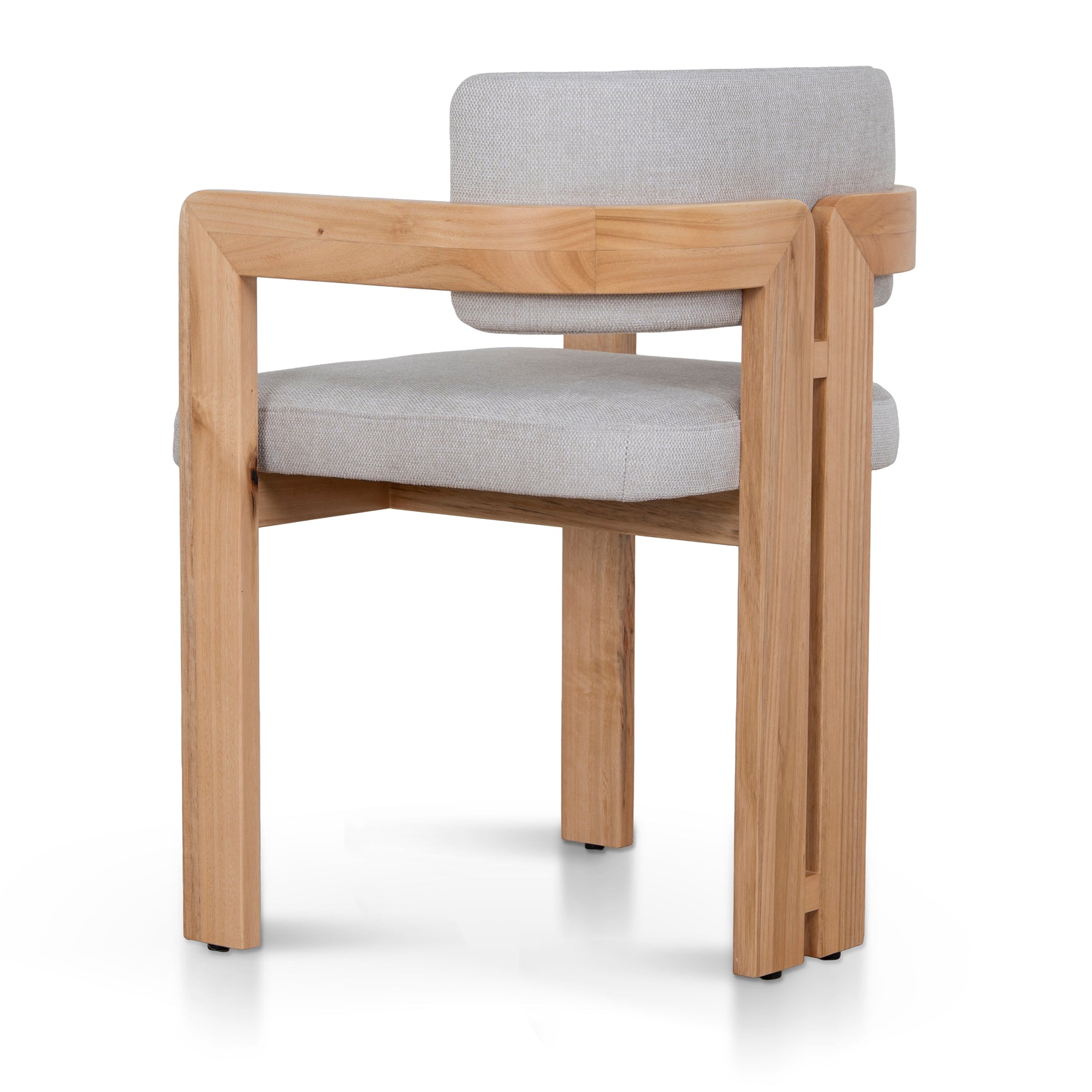 Set of 2 - Merari Natural NZ Ash Dining Chair - Stone Beige | Interior ...