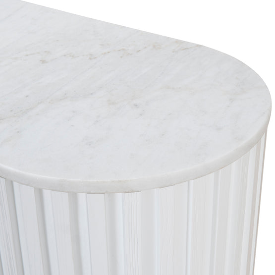 Mcmahon 1.5m Marble Console Table - White | Interior Secrets