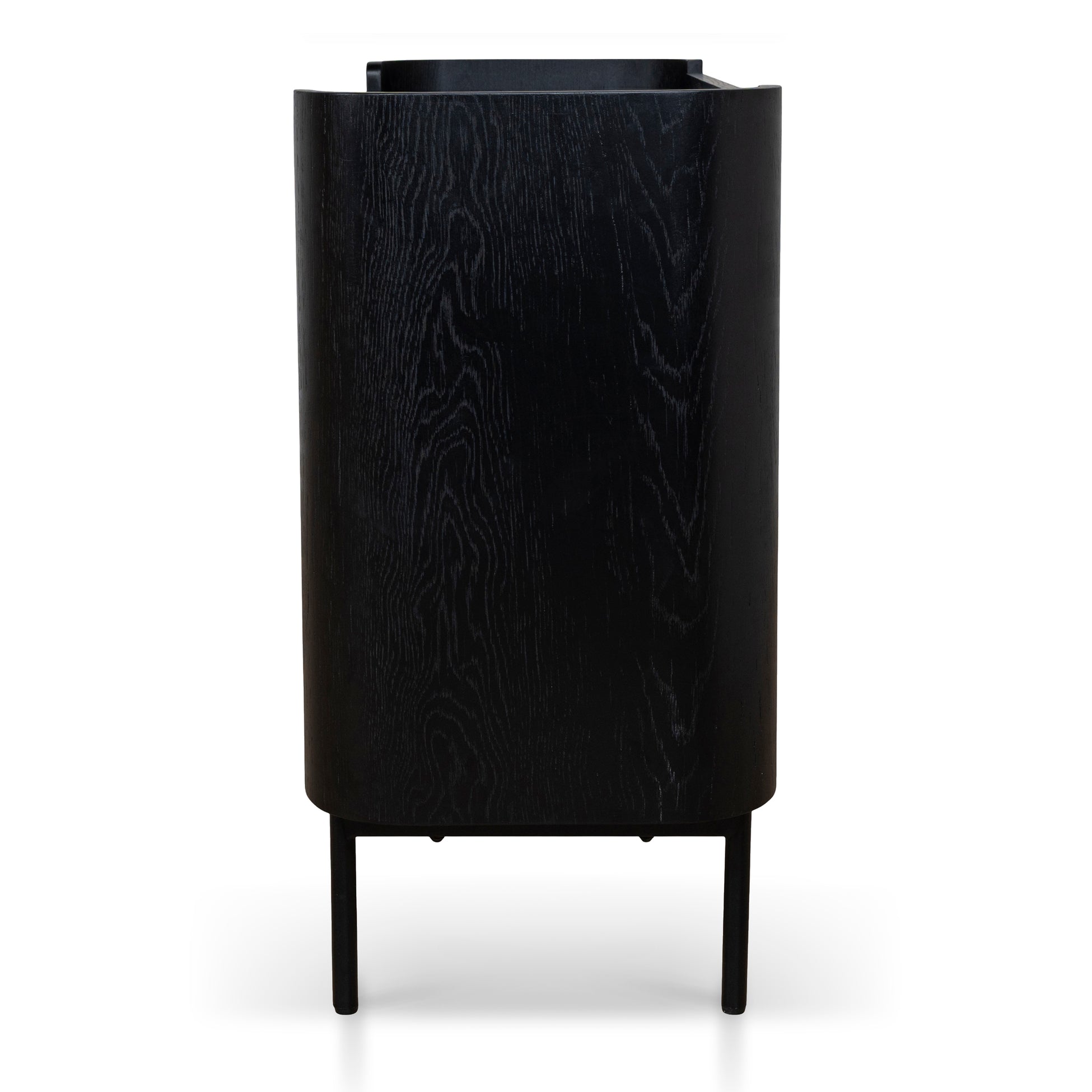 Gemma 1.2m Chest of Drawers - Full Black | Interior Secrets