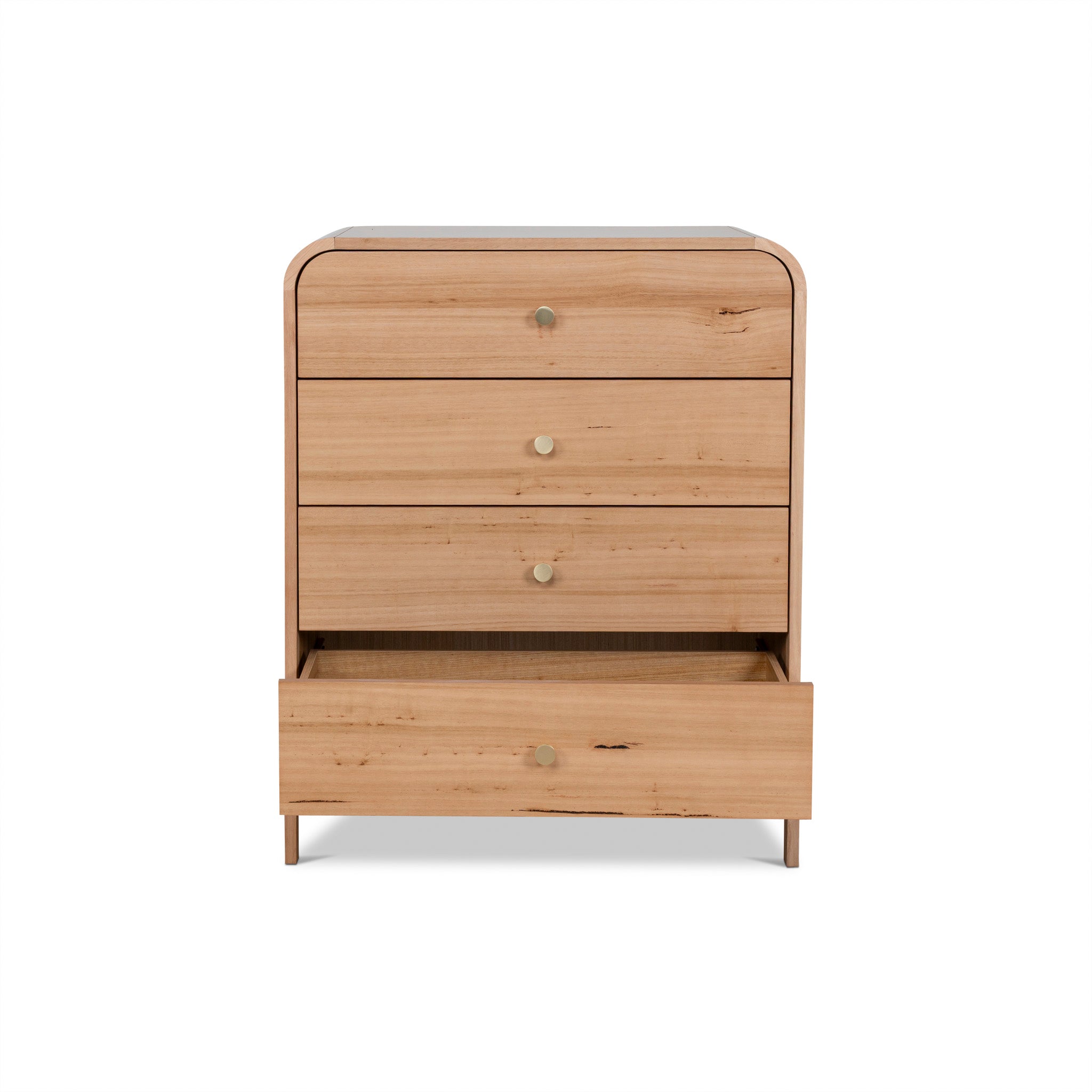 Serene 90cm Tallboy Drawer Chest - Messmate | Interior Secrets