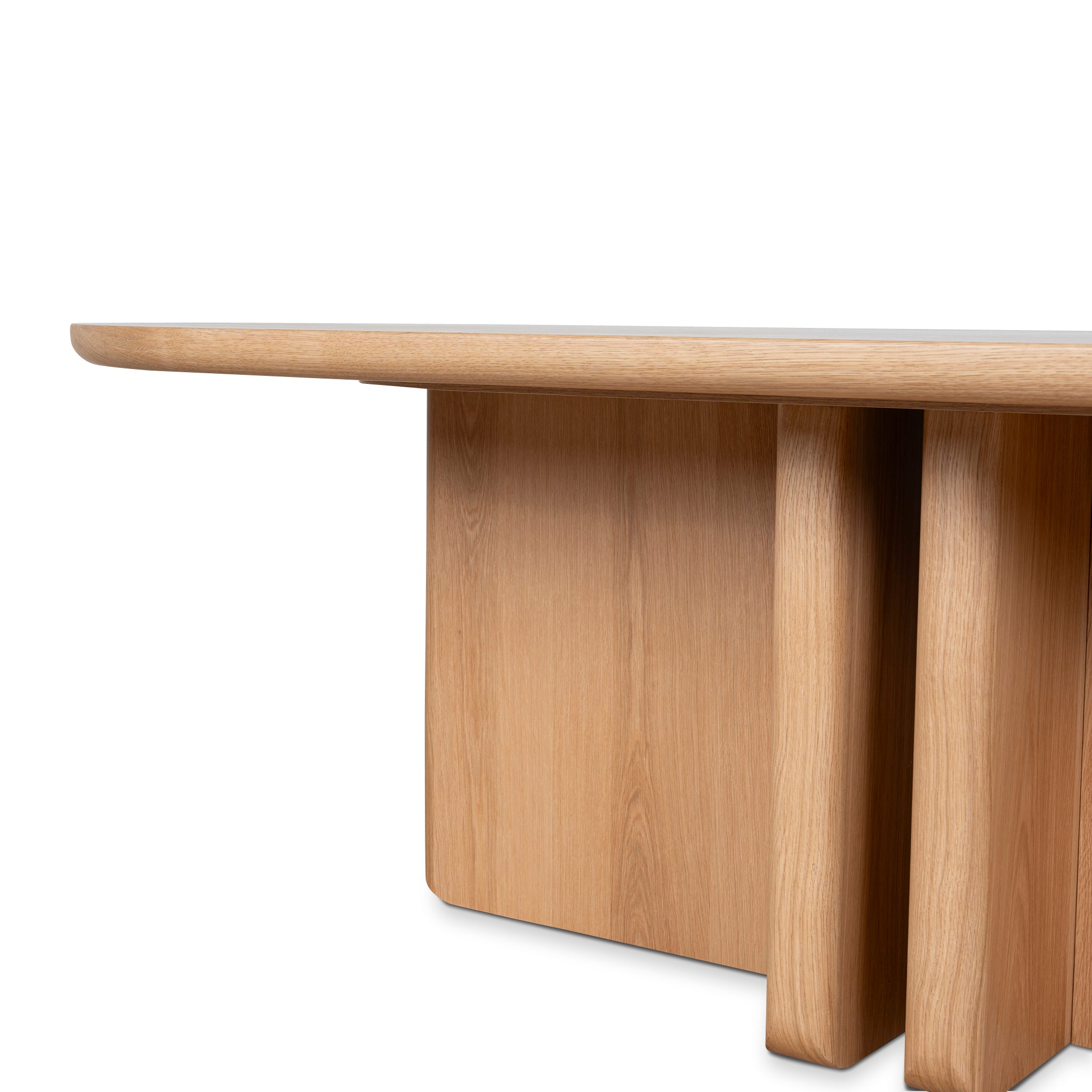 Valdis 2.4m Dining Table - Natural Oak | Interior Secrets