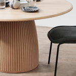 Tonya 1.4m Round Dining Table - Natural | Interior Secrets