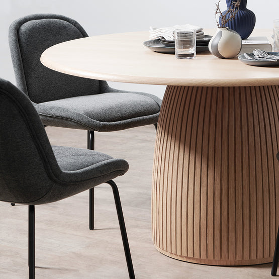 Tonya 1.4m Round Dining Table - Natural | Interior Secrets