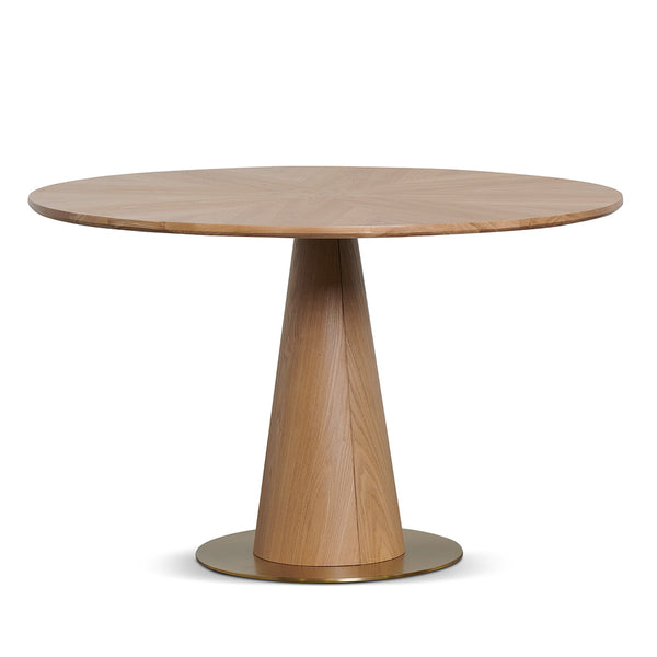 Leonardo 1.2m Round Dining Table - Natural | Interior Secrets