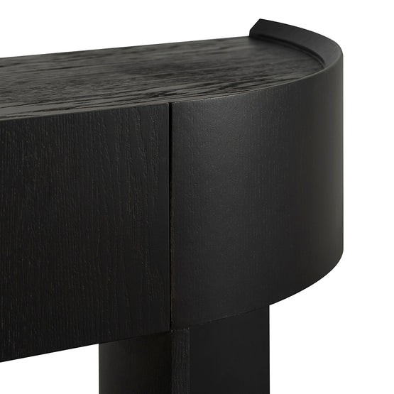 Sohvi 1.5m Console Table - Textured Espresso Black | Interior Secrets