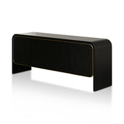 Boran 2m Buffet Unit - Textured Espresso Black | Interior Secrets
