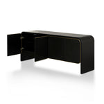 Boran 2m Buffet Unit - Textured Espresso Black | Interior Secrets