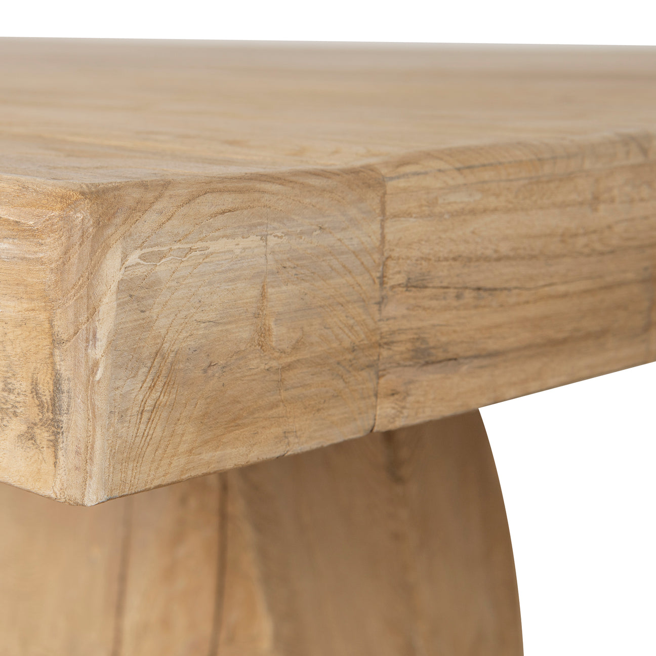 Josif 2.2m Elm Dining Table - Natural | Interior Secrets
