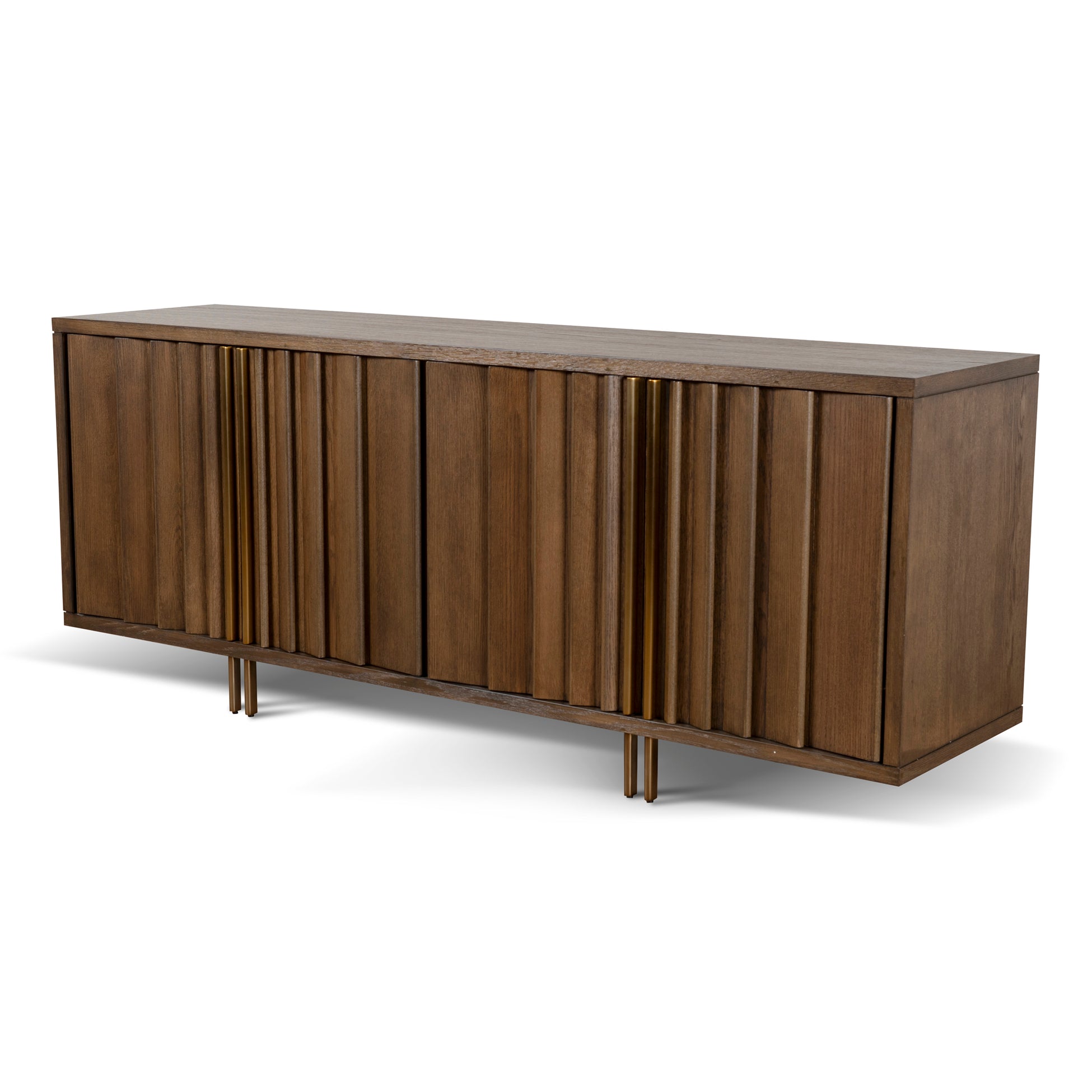 Roshan 2m Buffet Unit - Caramel Oak | Interior Secrets