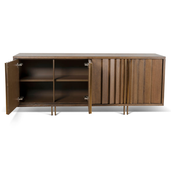 Roshan 2m Buffet Unit - Caramel Oak | Interior Secrets