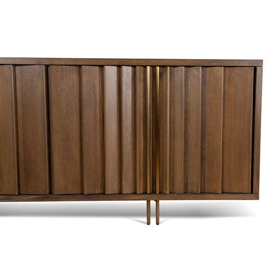 Roshan 2m Buffet Unit - Caramel Oak | Interior Secrets