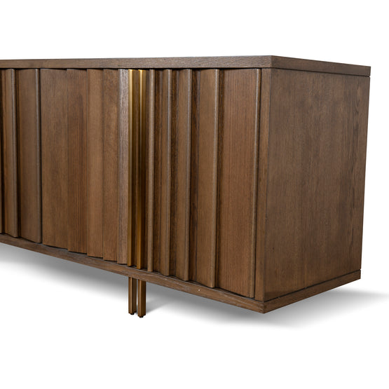 Roshan 2m Buffet Unit - Caramel Oak | Interior Secrets
