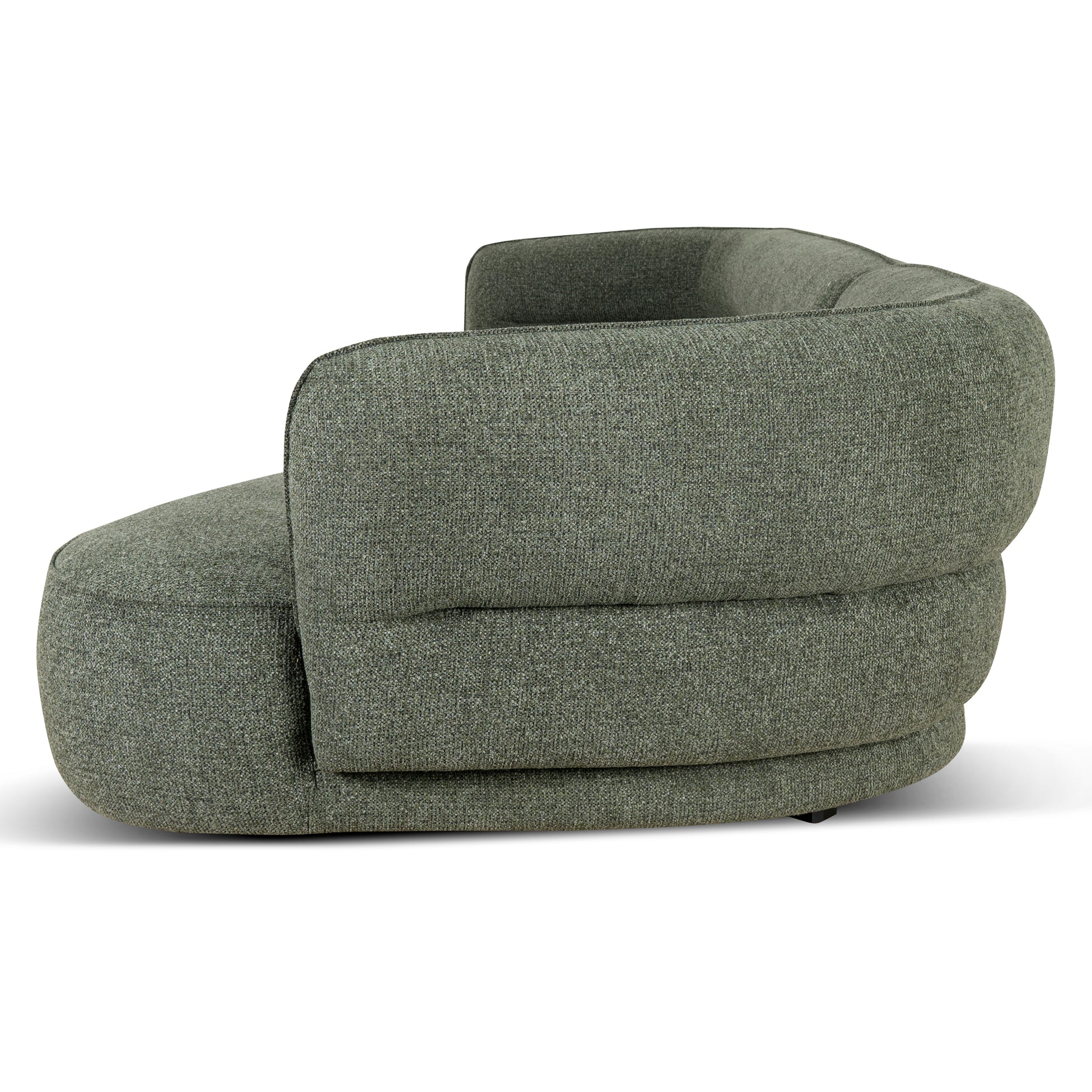Rowe Right Chaise Sofa - Coral Dark Green | Interior Secrets