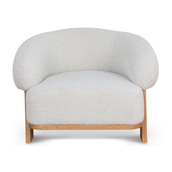 Careen Armchair - Off White Boucle | Interior Secrets