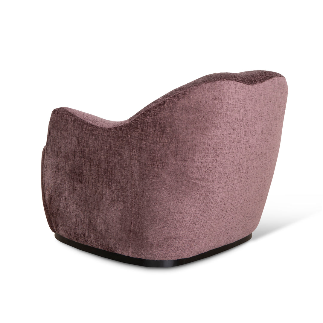Alvis Fabric Armchair - Plum | Interior Secrets