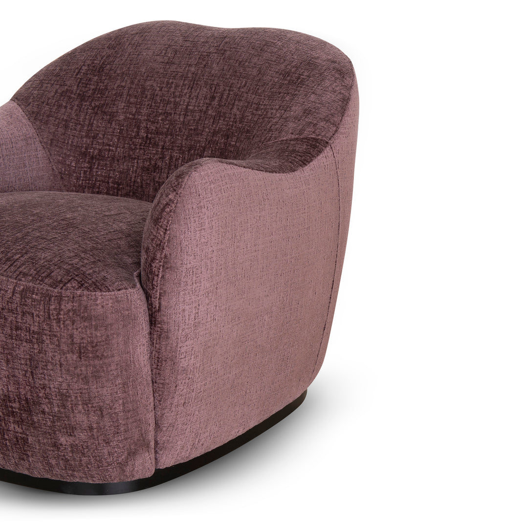 Alvis Fabric Armchair - Plum | Interior Secrets