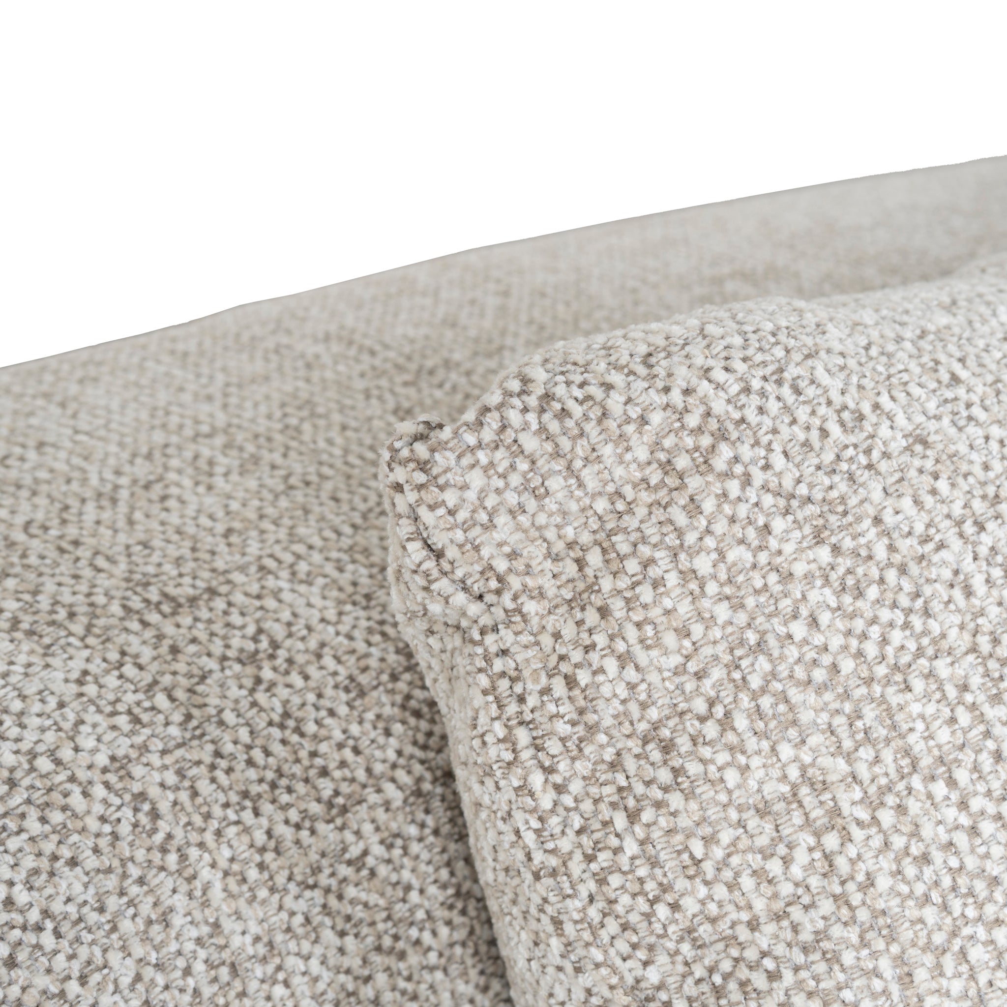 Roly Modular Left Chaise Sofa - Coral Natural Linen | Interior Secrets