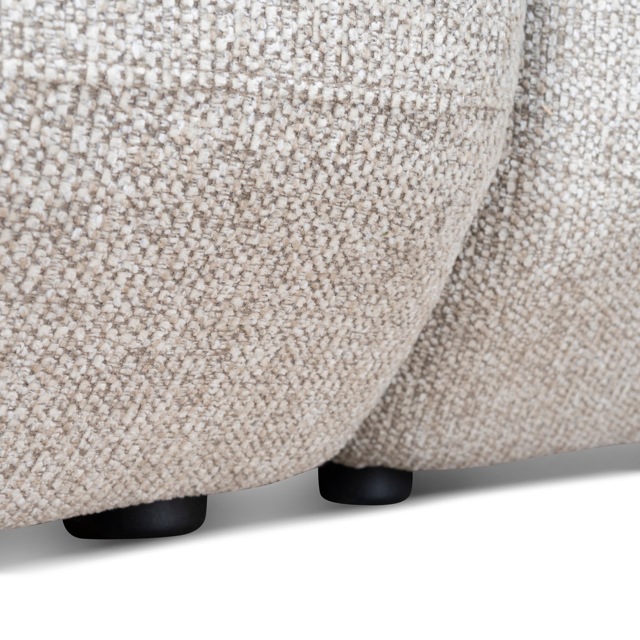 Roly Modular Left Chaise Sofa - Coral Natural Linen | Interior Secrets